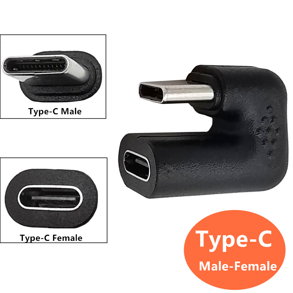 U-shaped 180 Degree Angle USB 3.1 Type C Male to Female Micro Mini Type ...