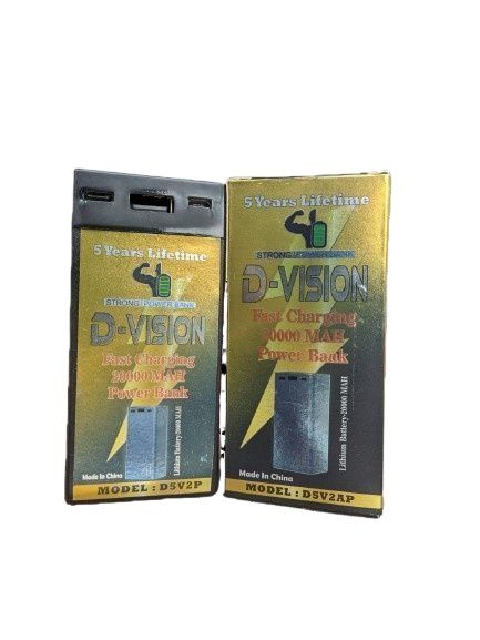 D-Vision Fast Charging 20000 Mah Power Bank Black,green (15 Watt ...