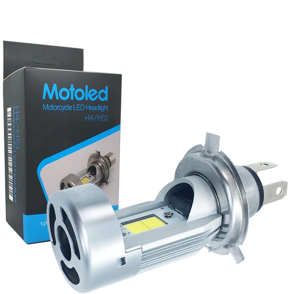 Motoled H4 LED Headlight Bulb H/L High Low Dual Beam | Daraz.com.bd