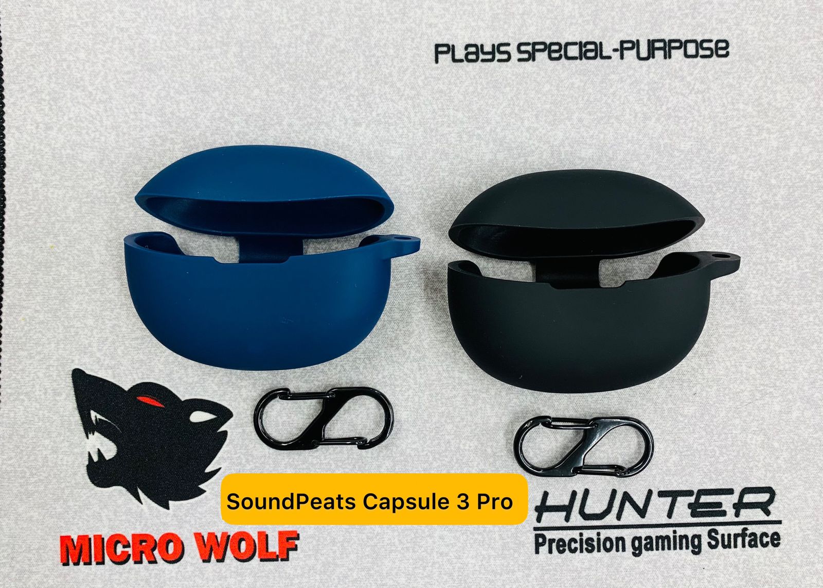 soundpeats capsule 3 pro Only Cover Premium Artificial Carrying cover Shockproof Earbuds ...