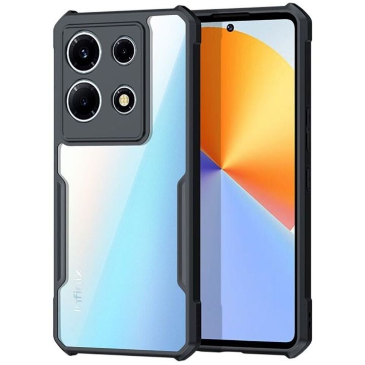 Xundd Back Cover for infinix note 30 proTransparent Hybrid Hard PC Back ...