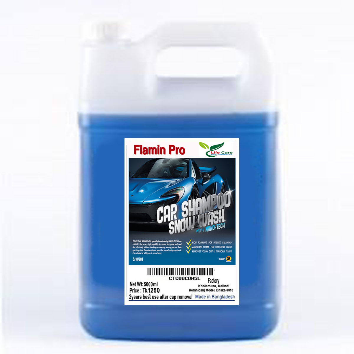 Cleantech Foaming Auto Wash Shampoo 5000ml | Daraz.com.bd