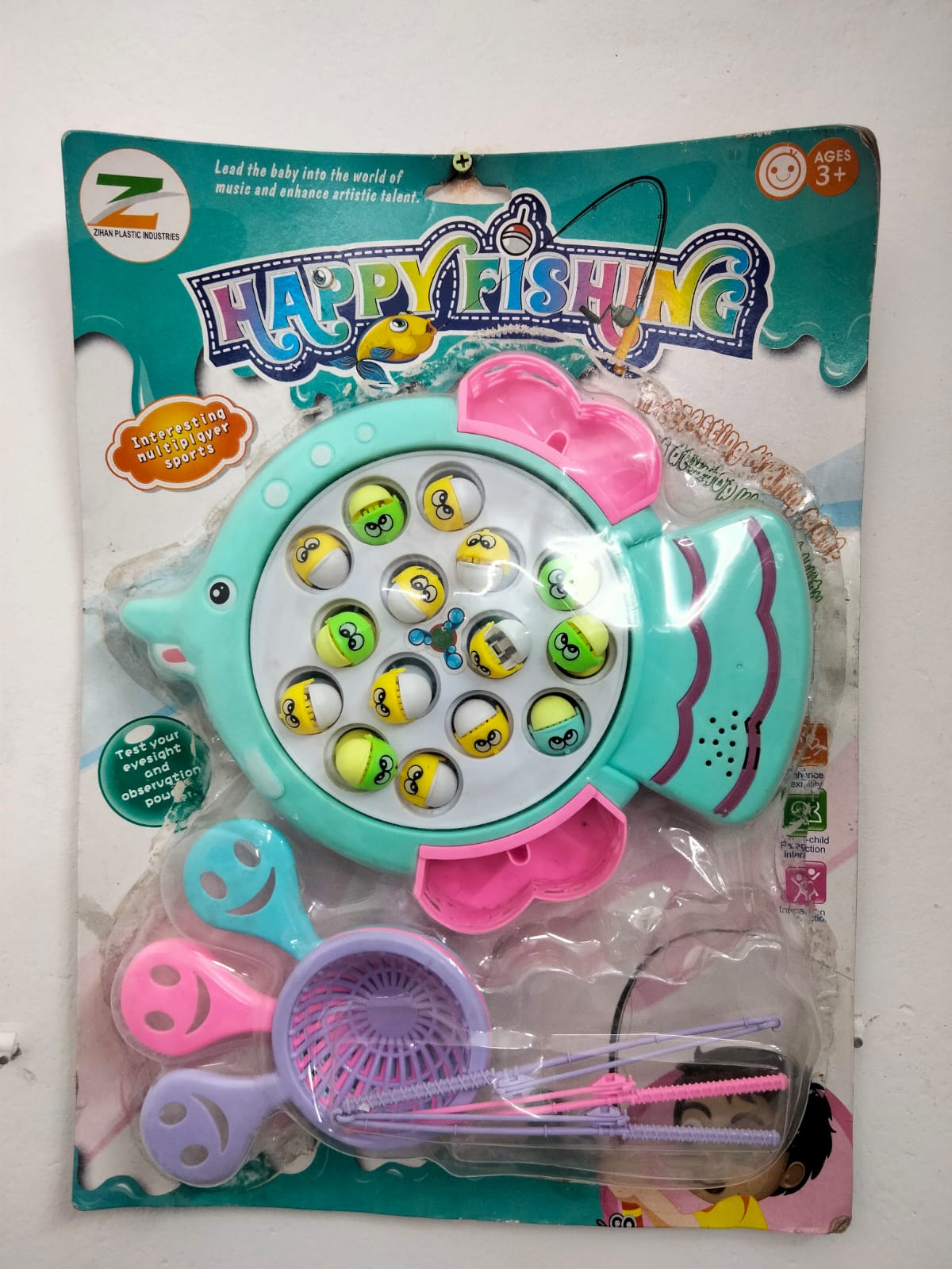 Fishing Fish Game Kids Toy (14 Fishes,4 Players) ,Beautiful Gift for ...