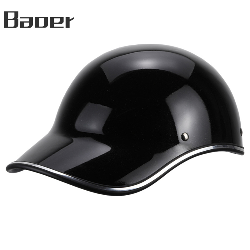 Baoer Open Face Motorcycle Helmet Baseball Cap Half Helmets For Men ...