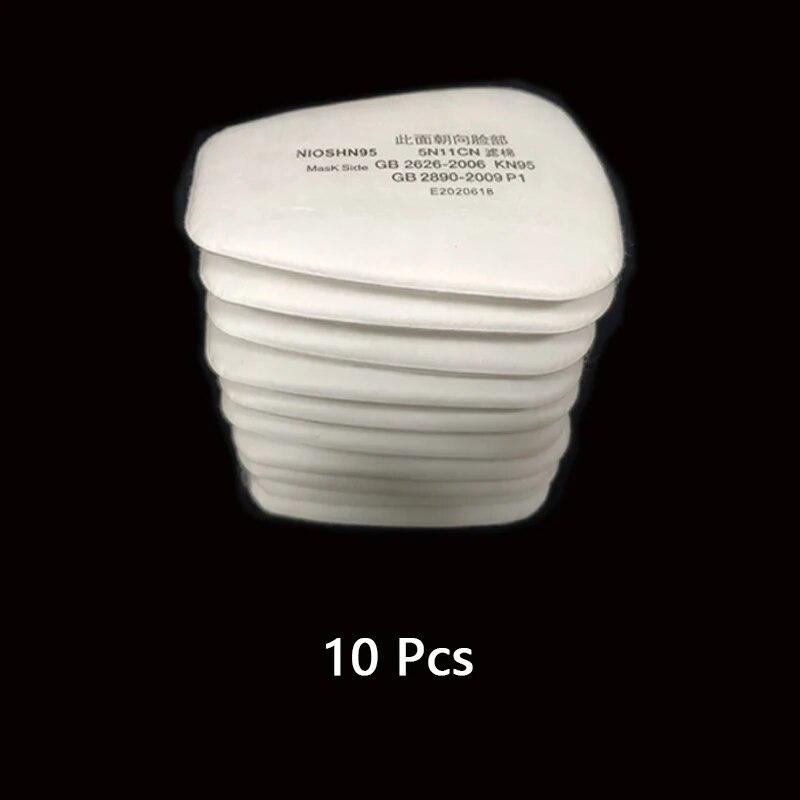 Spraying Painting Dust-proof 5N11 Cotton Filters 501 For 3M 6001 6002 ...