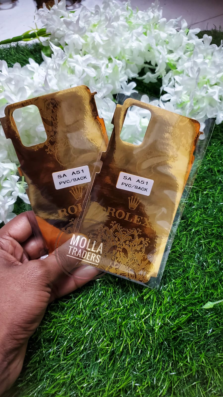 For Samsung Galaxy A51 Mobile Back sticker limited gold edition sticker ...