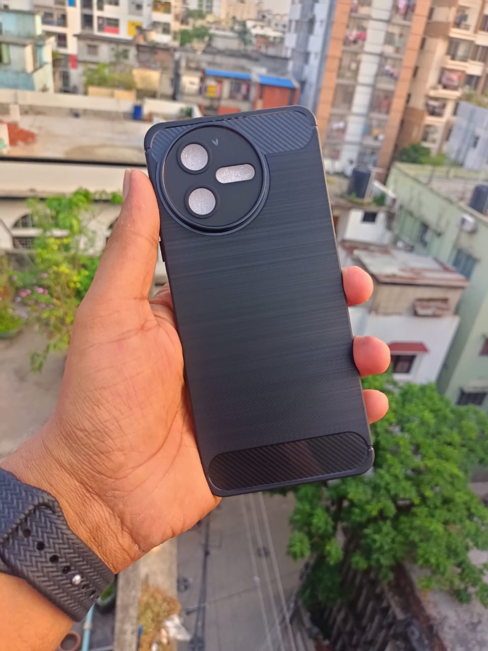 For Walton NEXG N8 Slim Carbon Case Liquid Silicone Stylish and ...