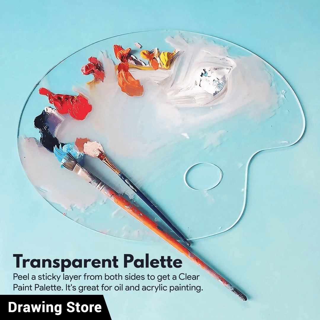 Transparent Color Mixing Palette For Art Painting | Daraz.com.bd