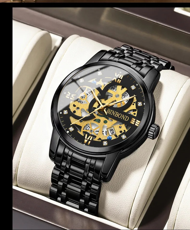 Inspired By Binbond B6656 New Automatic Non-Mechanical Quartz Watches ...