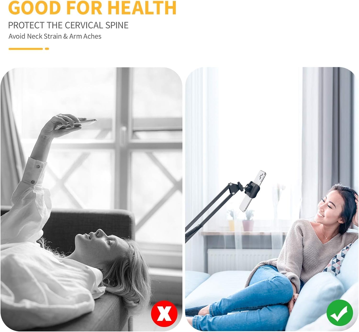 Overhead Video Stand Phone Holder Articulating Arm Tab Mount Boom Arm Articulating Tablet Phone ...