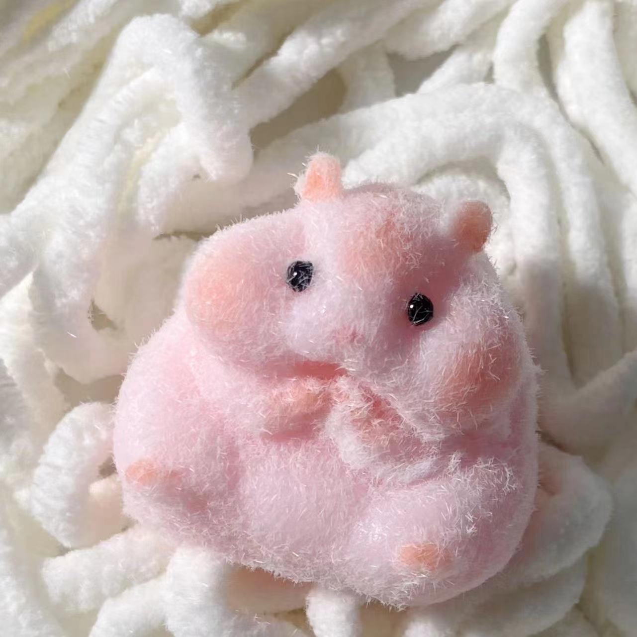 MoupBoi Taba Squishy Toy Mochi Toy Mushy Silicone Fuzzy Cute Hamster ...