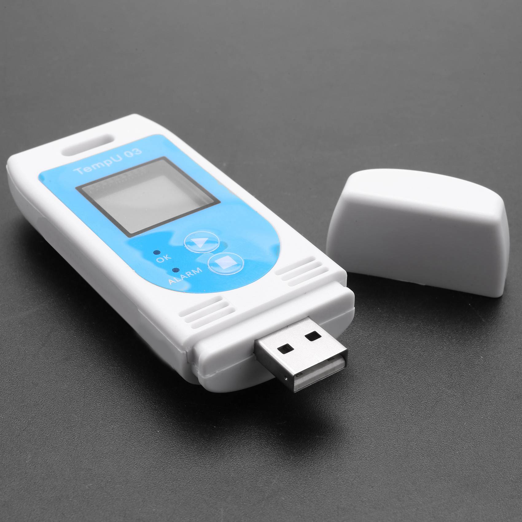 USB Temperature Humidity Data Logger with 12,000 Record Capacity ...