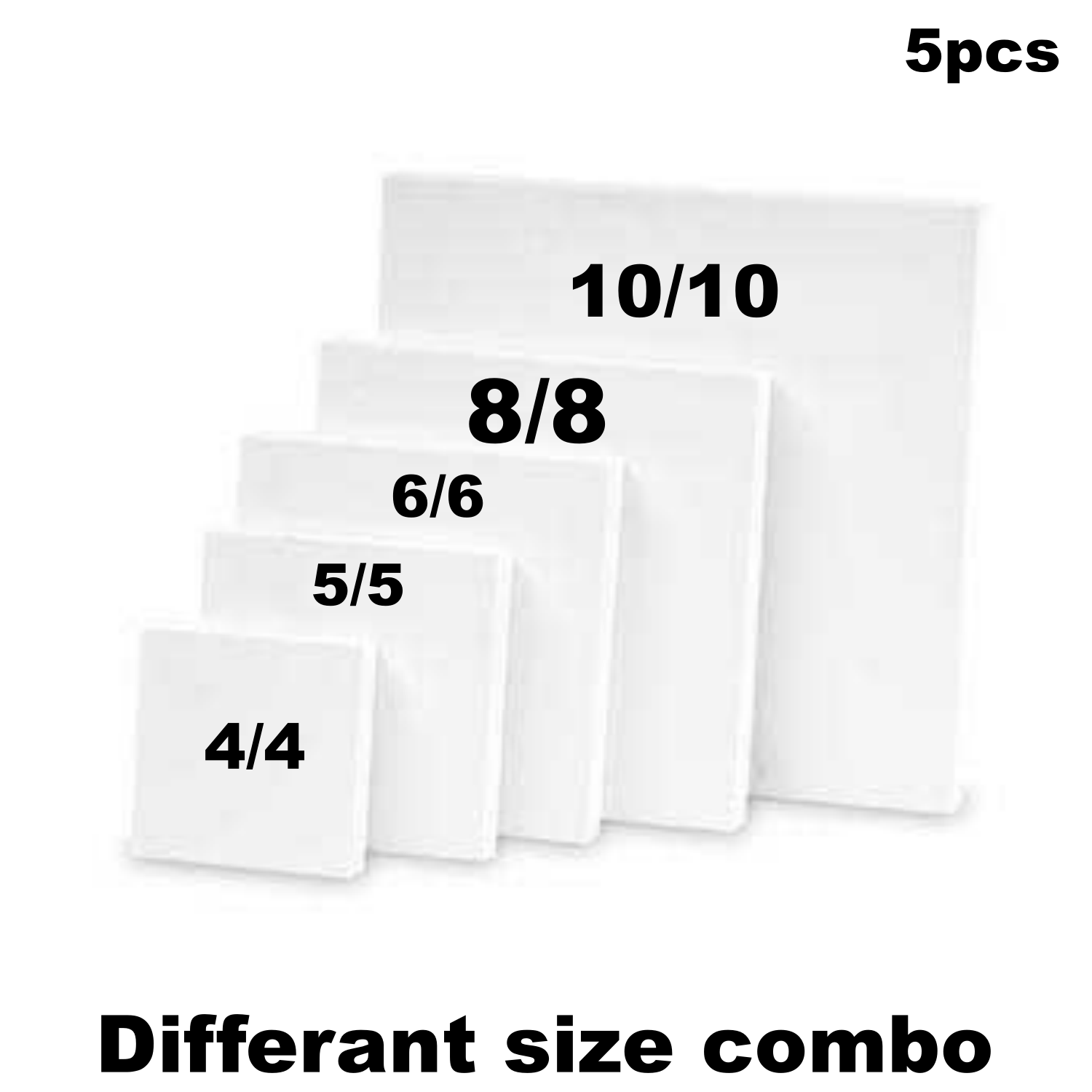 Canvas Combo Package, Combo 5pcs Canvas for Painting, Drawing Canvas ...