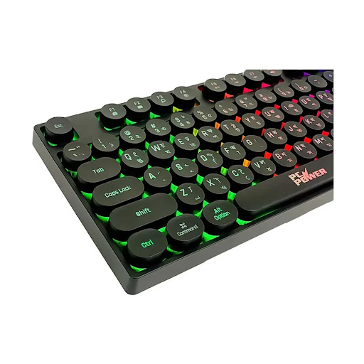 Pc Power K87 RGB Black Wired Gaming Keyboard with Bangla | Daraz.com.bd