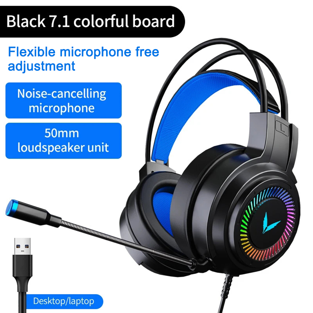 G58 Computer Headphone Wired Gaming Earphones Headset With Microphone Noise Reduction For PC ...