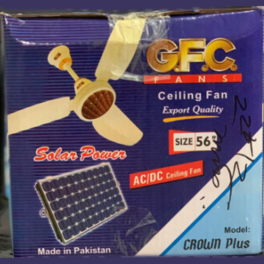 GFC Solar Crown Plus AC+DC Ceiling Fan 56" | Daraz.com.bd