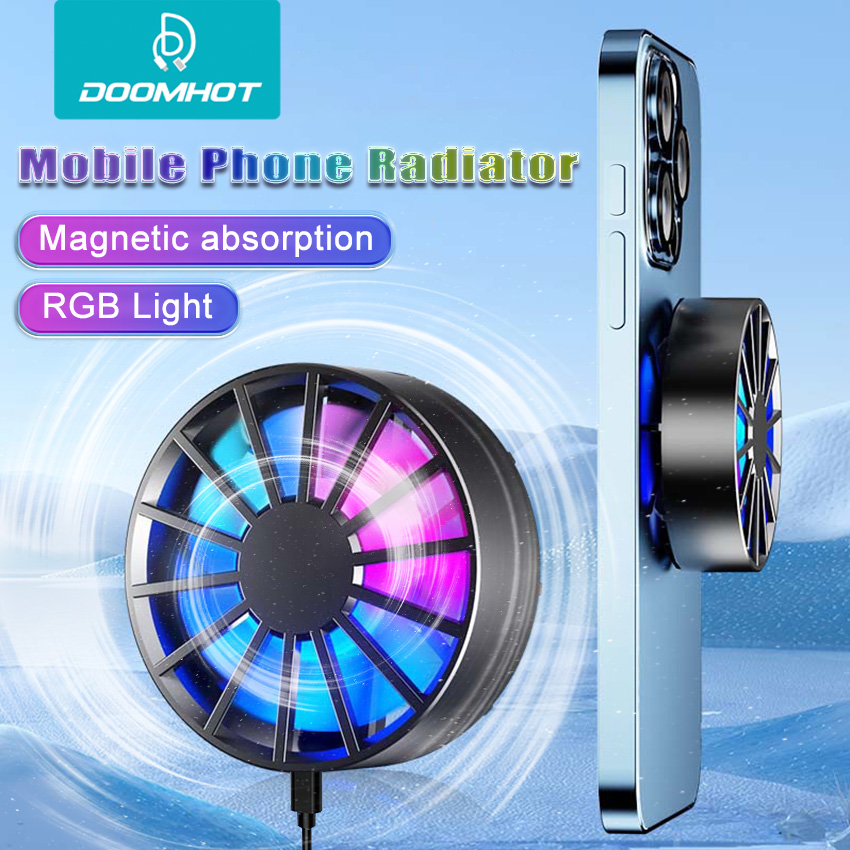 DoomHot Phone Radiator Phone Cooling Fan Plug in Game for PUGB Mobile ...