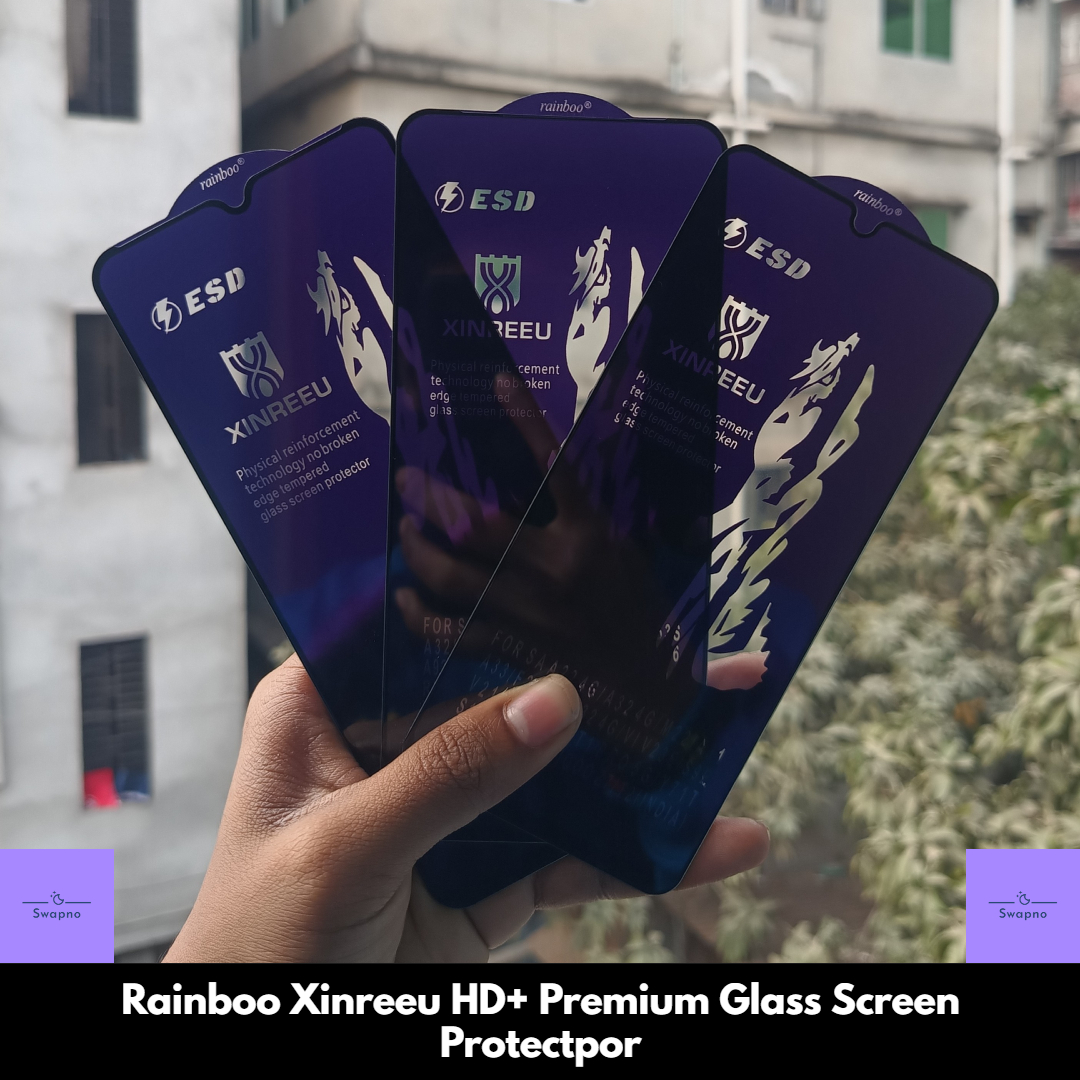 For Motorola Moto G64 Rainboo XINREEU HD Premium Tempered Glass Screen ...