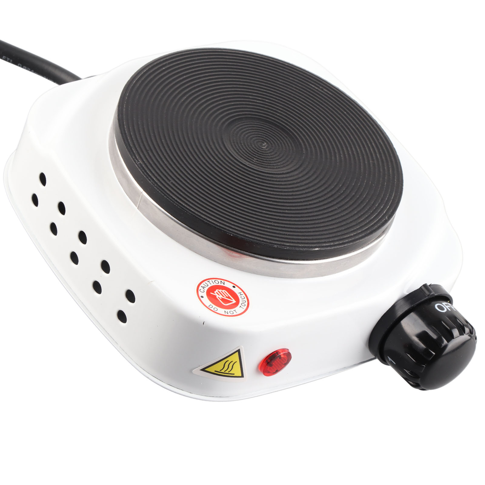 Electric Stove 500W Compact Portable Single Electric Hob Hot Plate ...