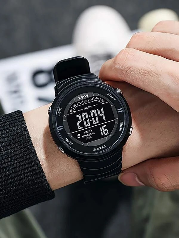 NEW LASIKA W-F110 Water Resistance/ Waterproof Silicon Digital Watch ...