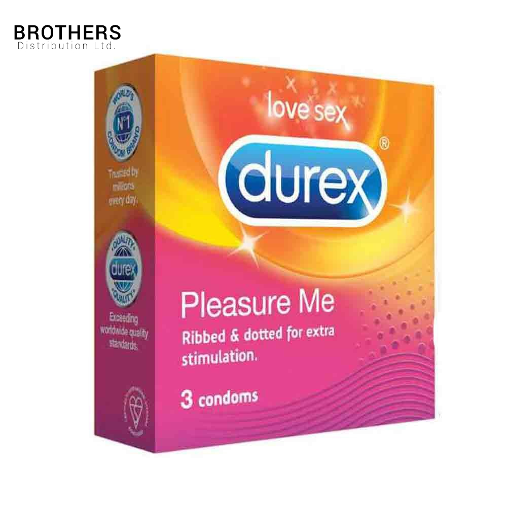 Durex Pleasure Me Condom for Men 3pcs Pack | Ribbed & Dotted for Maximum Pleasure | China ...