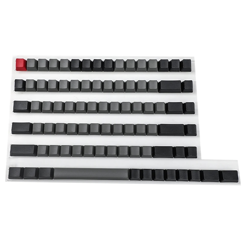 OEM 75% 84 Keycap Thick PBT 84 68 64 Blank GK64 Keycaps For Mechanical ...
