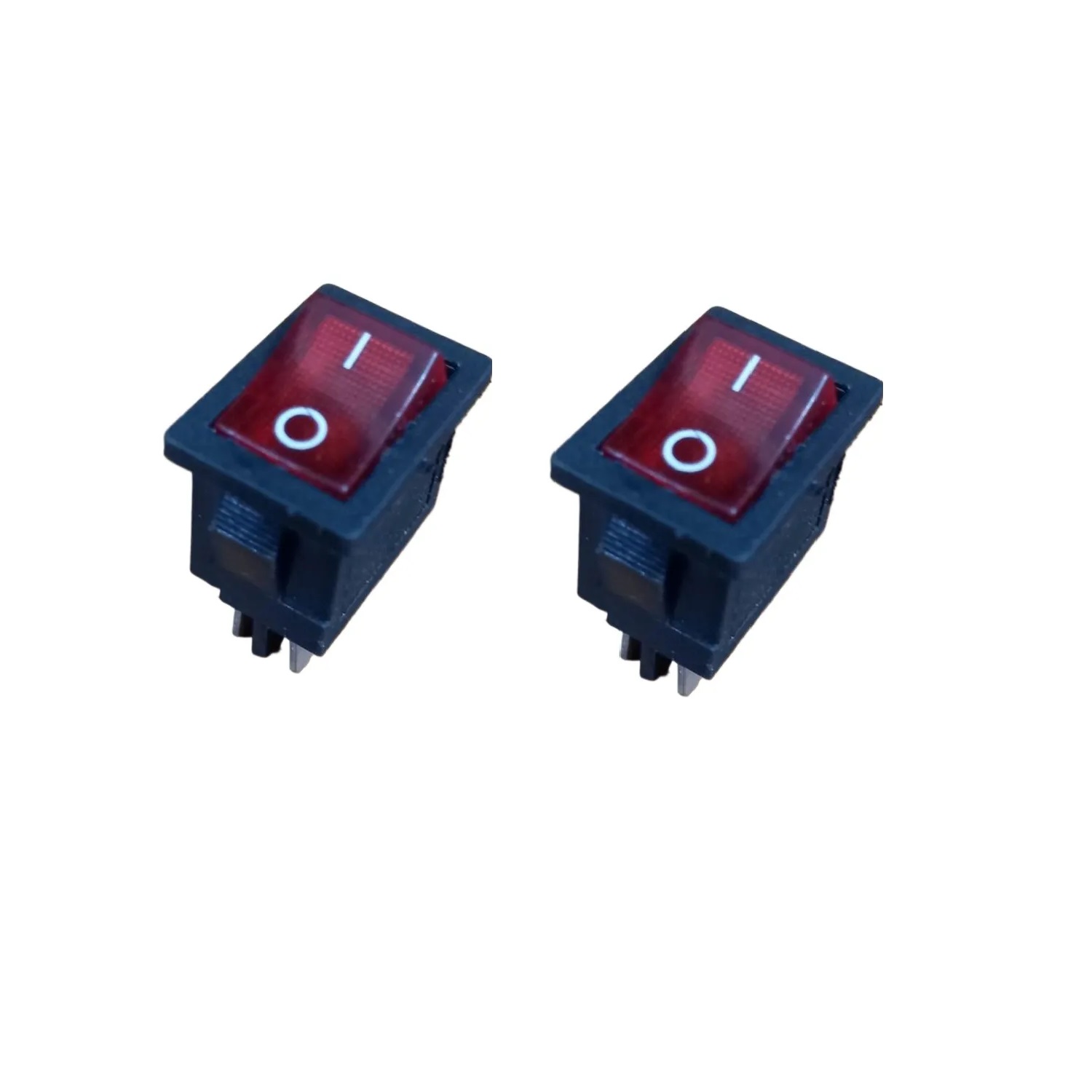 2 Ps Rocker switch 6A 250V SPDT 4 PIN Red LED | Daraz.com.bd