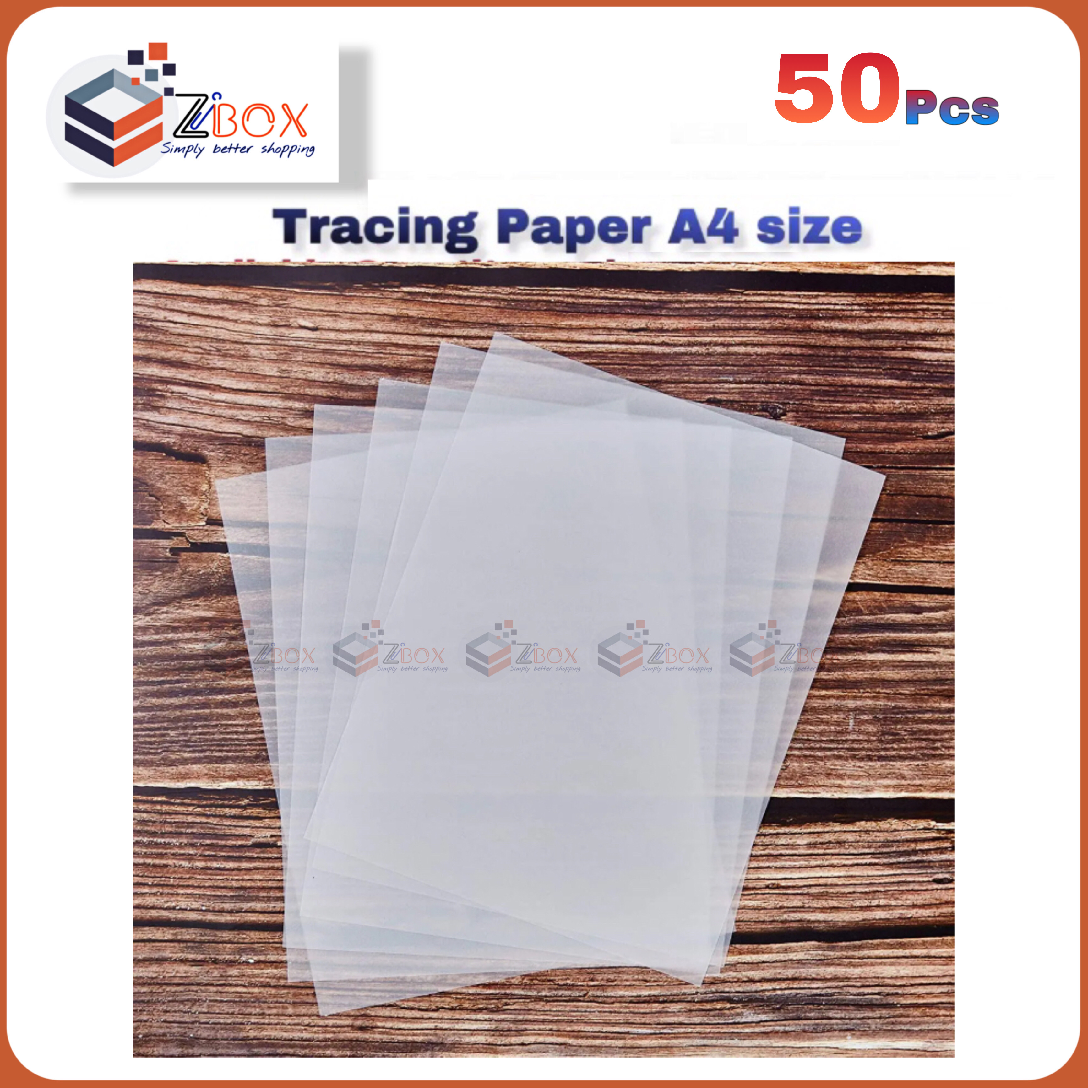 Tracing Paper A4 Size 25 /50 Sheets | Daraz.com.bd