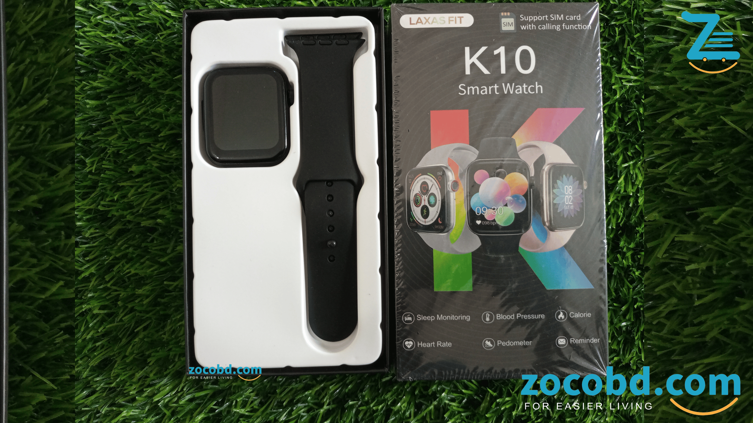 K10 Smart Watch with Sim and Memory Support, Calling Function , Mobile ...