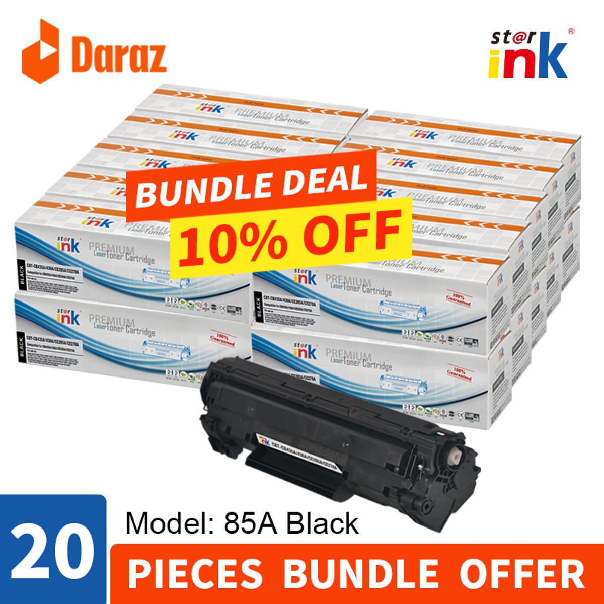 StarInk 85A/35A/36A/78A/325/312/ Black LaserJet Toner Compatible for ...