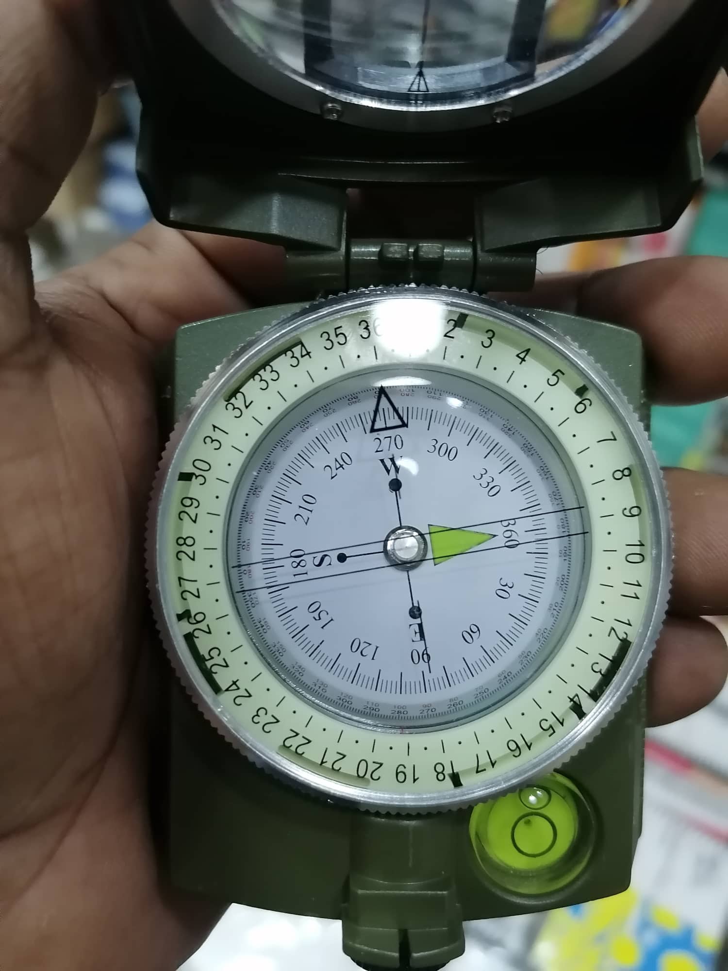 Waterproof Lensatic Compass Prismatic Compass | Daraz.com.bd