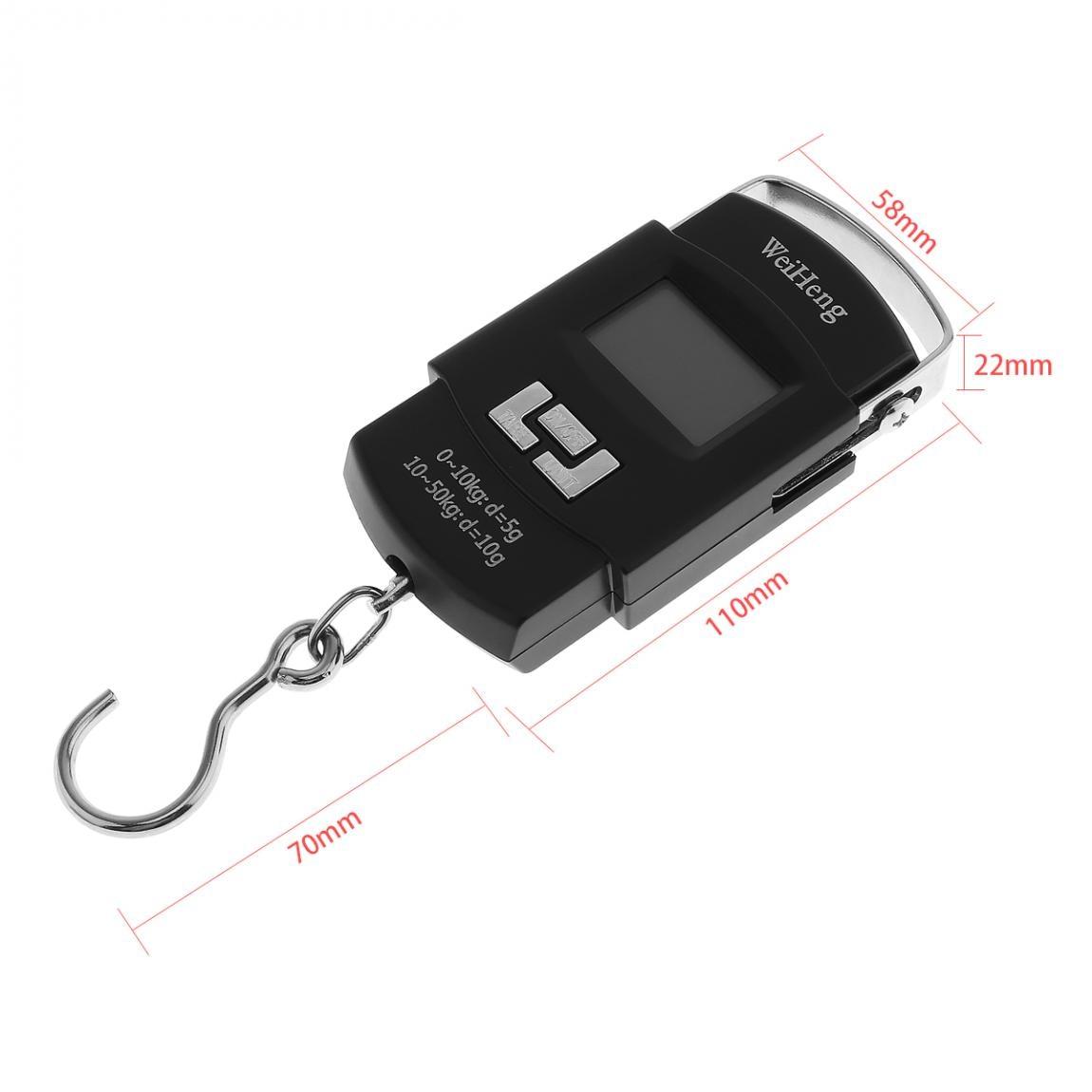Digital Hanging Weight Scale-Weiheng Electronic Portable LCD Digital ...