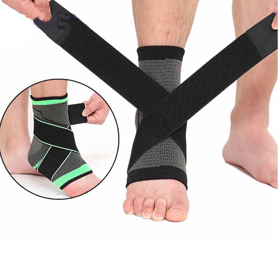 1 Pcs Ankle Brace Adjustable Breathable Ankle Support with Elastic ...