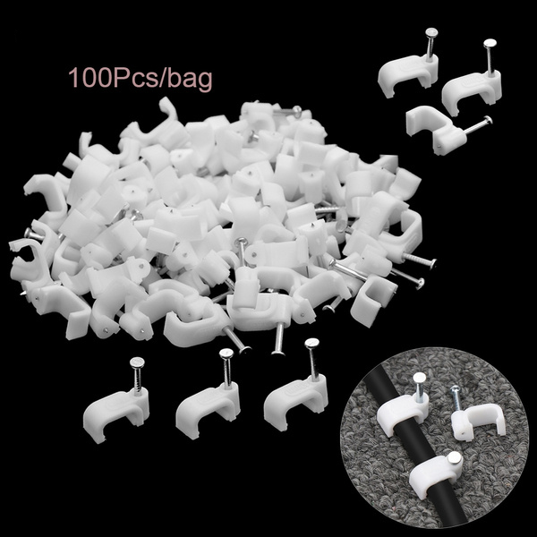 Electric cable clips 8 mm 100 PCS | Daraz.com.bd