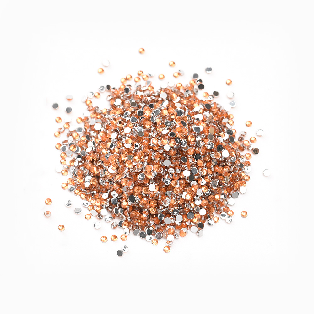 2000Pcs 2mm Multicolor Resin Rhinestones Flatback Crystal Sparkling ...
