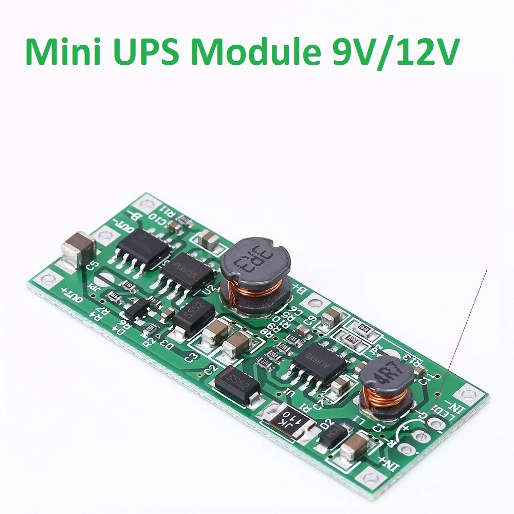 Mini UPS Circuit for Router ONU Li-ion 18650 Battery Charging Module ...