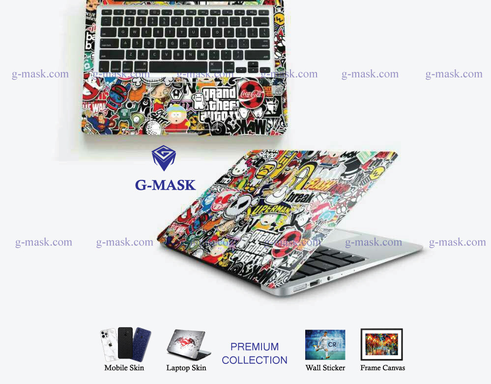 LS50 Dual Laptop Skin for Both Side, Laptop Sticker - Laptop Sticker ...