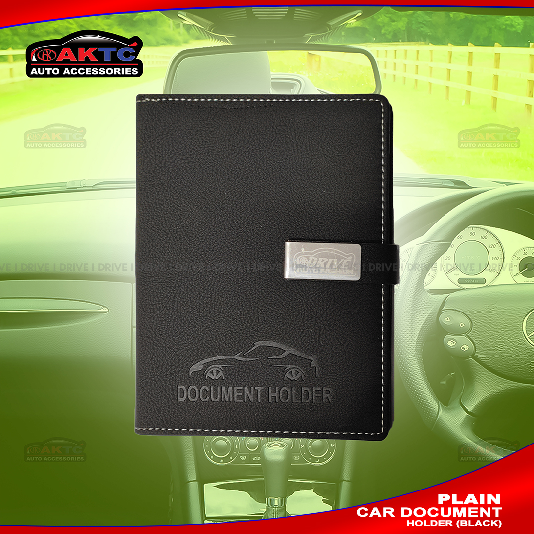 CAR DOCUMENTS HOLDER-BLACK, CAR PAPER BAG, DOCUMENT COVER, CAR ...