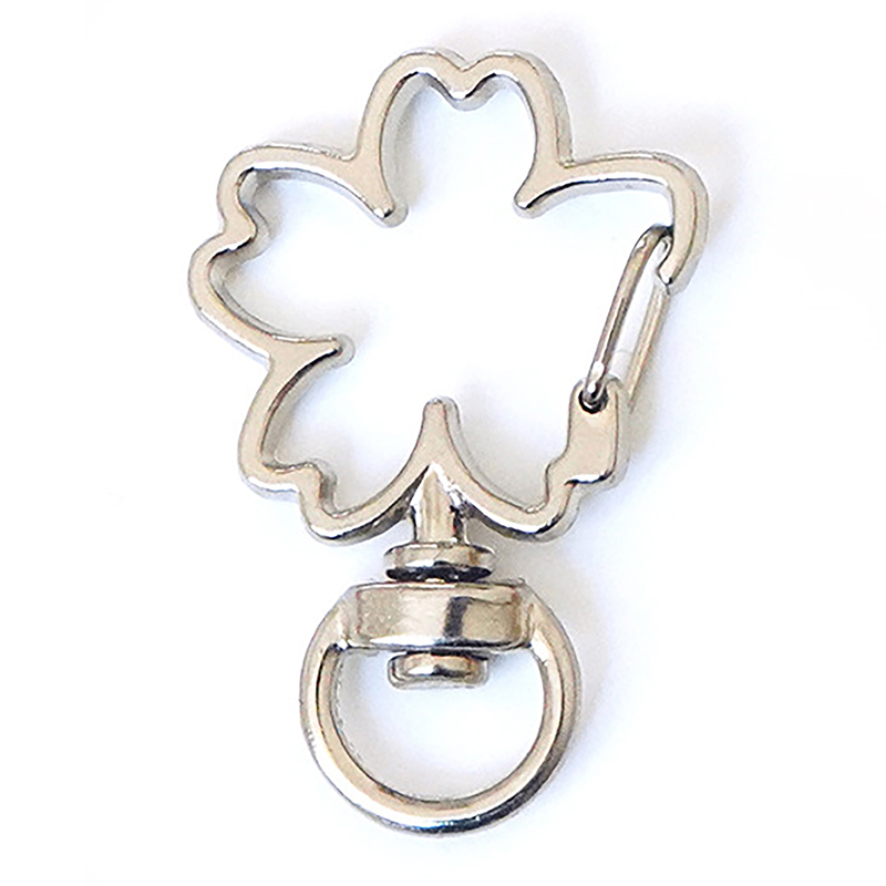 10PCS Cute Moon Star Heart Cat Animal Flower Hollow DIY Keychain ...