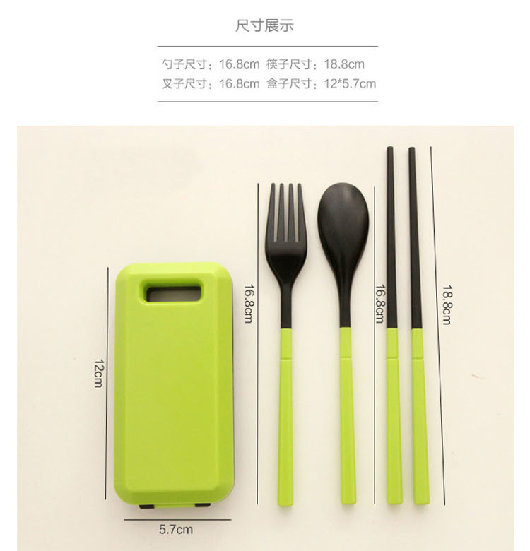 4Pcs/set Outdoor Picnic Camping Tableware Set Gift Cutlery Folding ...