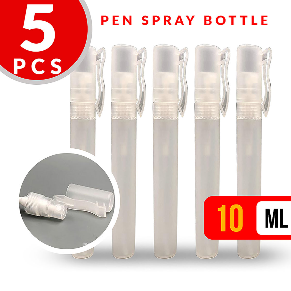 Empty Pen Spray Bottle 10 ml - 5 Pieces | Daraz.com.bd