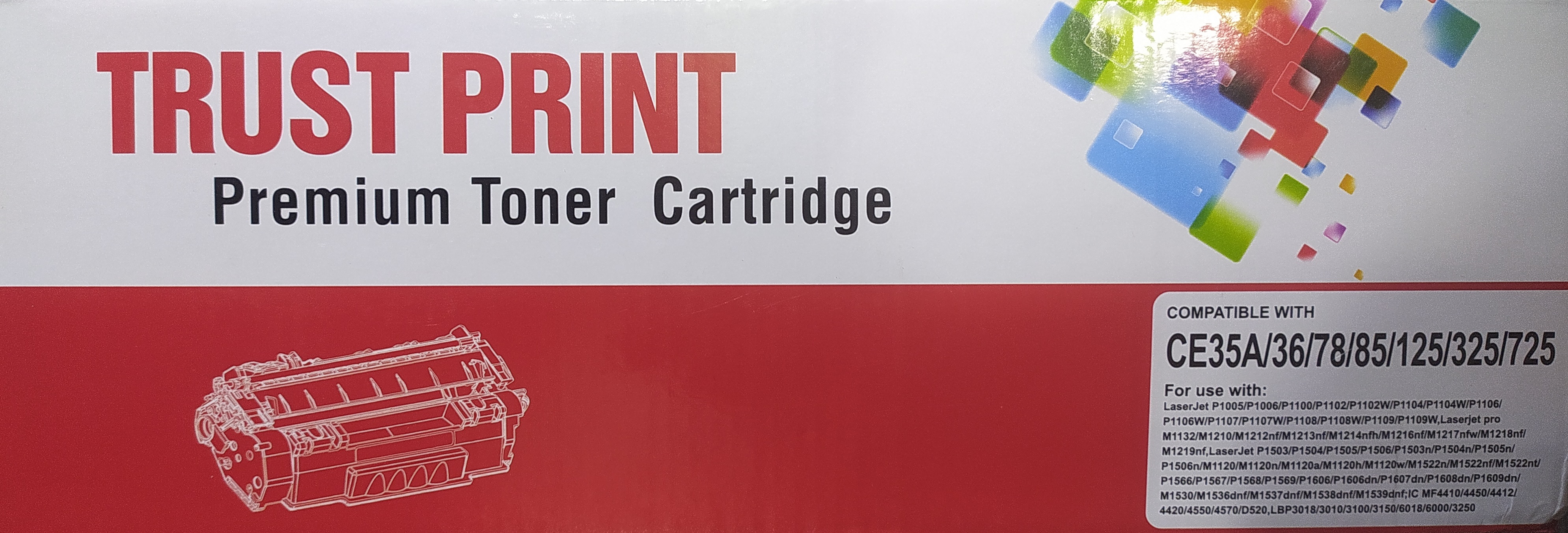 Laser Printer Toner Cartridge T PRINT 85A/312/325/35A FOR Canon LBP ...