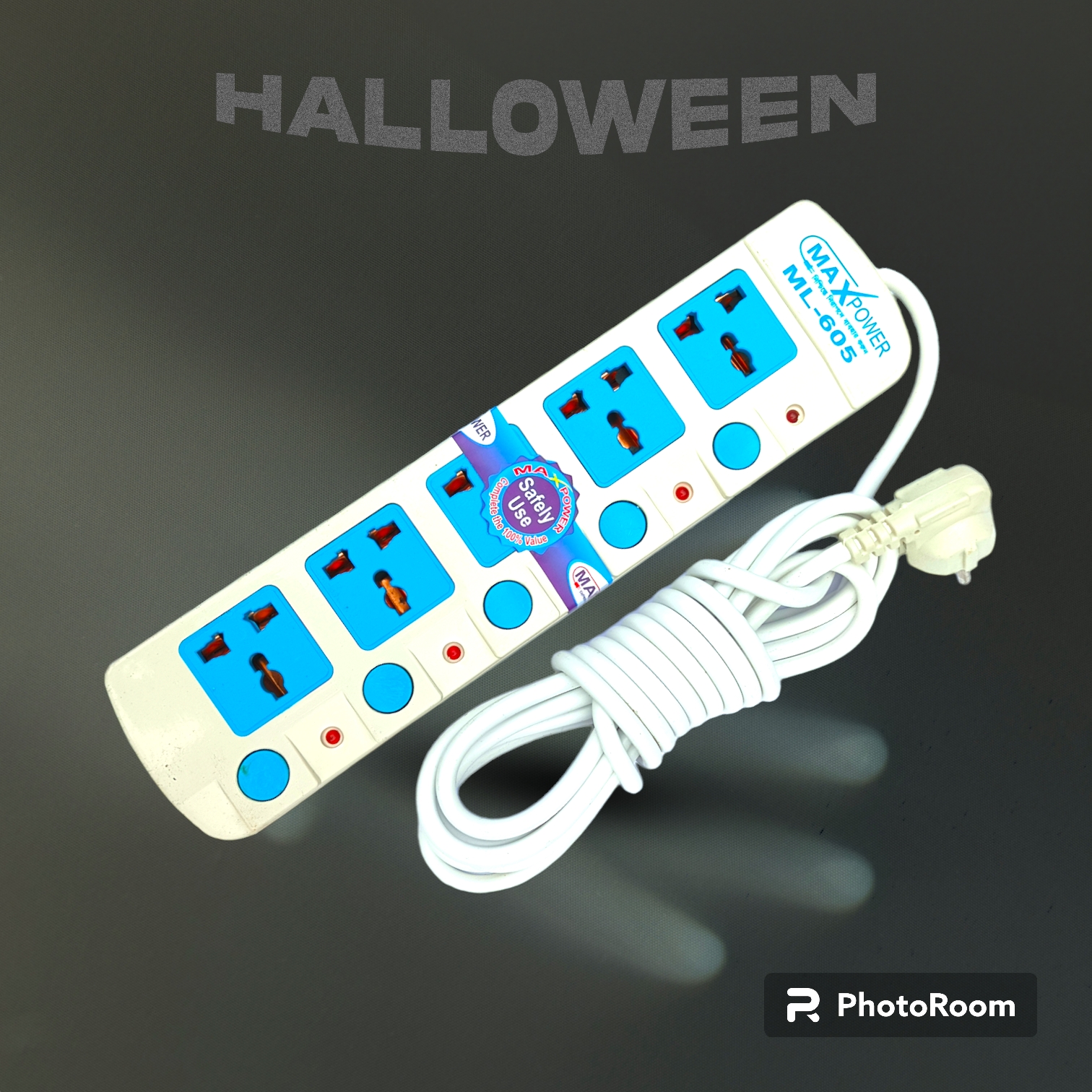 Multiplug 5 Port Power sockets White 5 Meters Long Wire | Daraz.com.bd