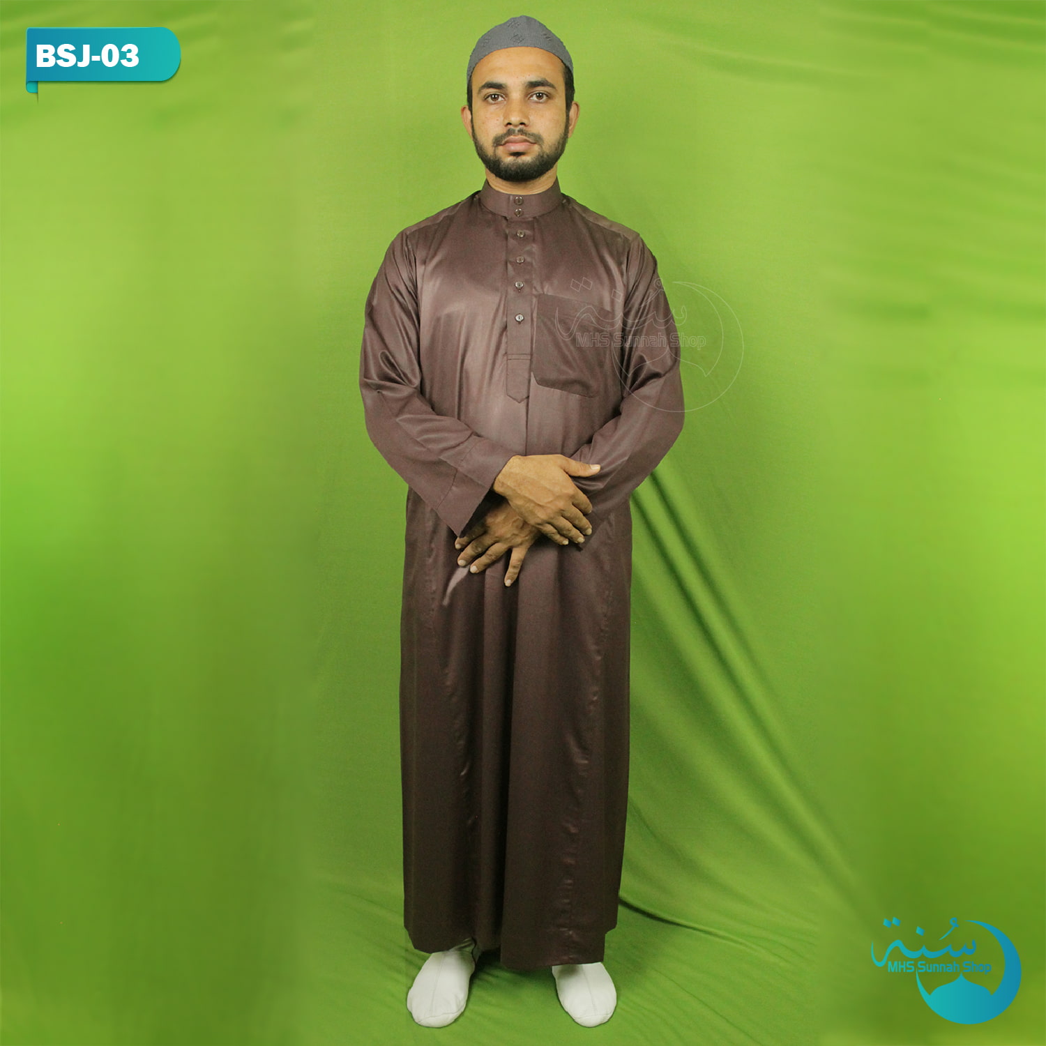 Coffee Color Muslim Clothing Thobe || Korean Micro Torre Fabric Saudi ...