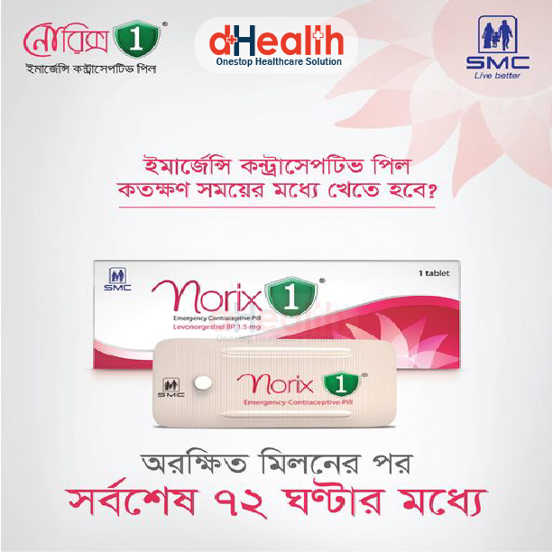 Norix 1 For Women Emergency Contraceptive Pill One Pack | Daraz.com.bd