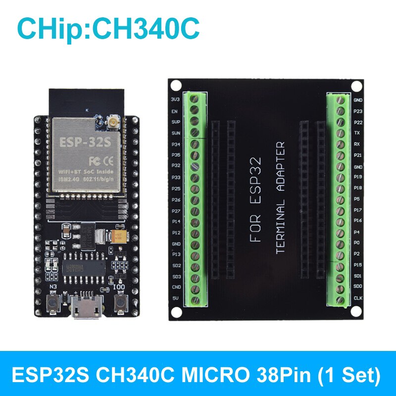 ESP32 Development Board TYPE-C/MICRO USB CP2102 WiFi+Bluetooth Dual ...