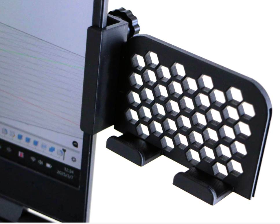 3D Printed Monitor Phone Holder | Universal Side Mount Smartphone Clip ...