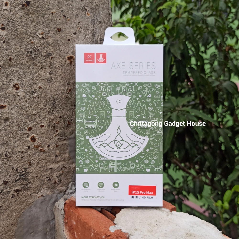 Apple iPhone 15 Pro Max - XUNDD One-Click Installation Tempered Film ...
