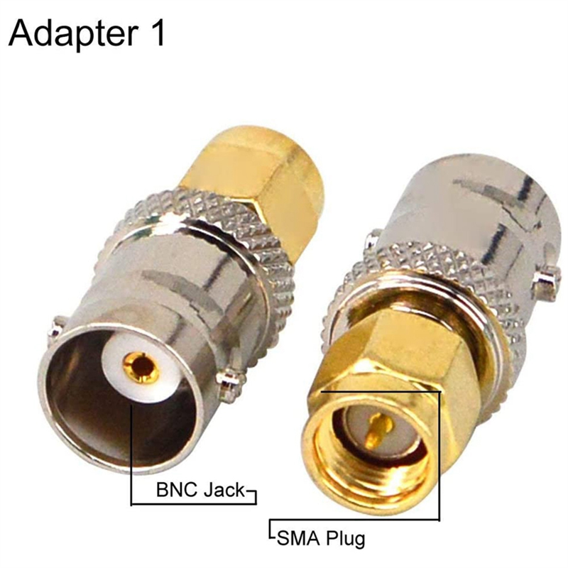 【Xiaofeng】SMA to BNC 2 set adapter connector kits for SDR radio UV-5R uv82 V-5R5 two way ...