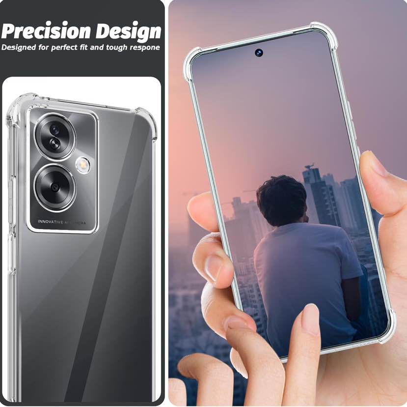 Soft Transparent Shockproof Tpu Back Case For Oppo A59 5G